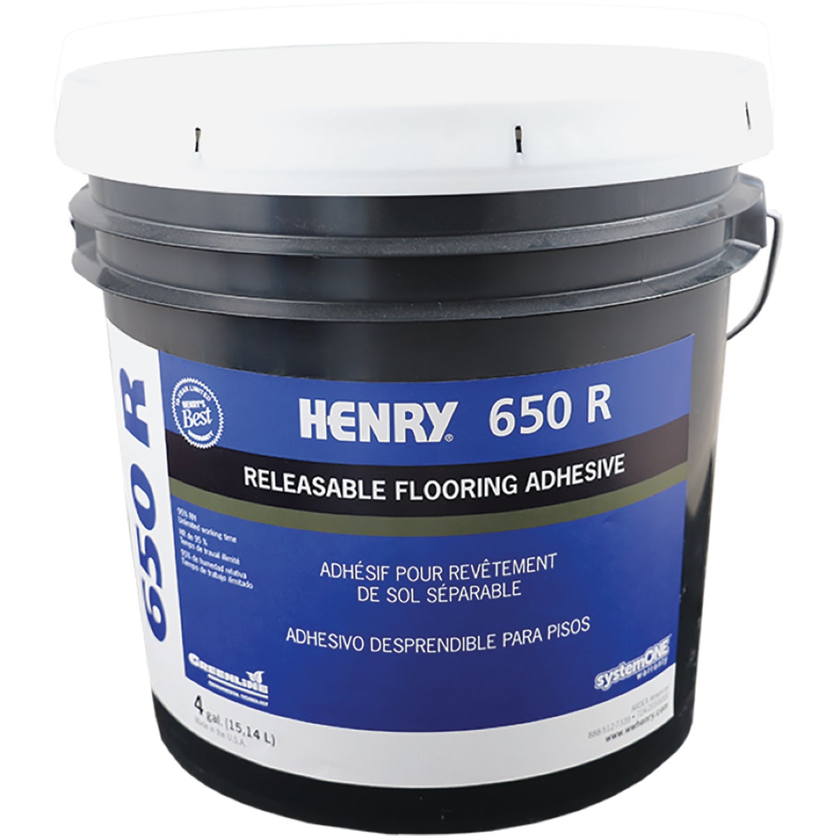 Henry Releasable Bond Pressure Sensitive Fiberglass Sheet Vinyl Floor